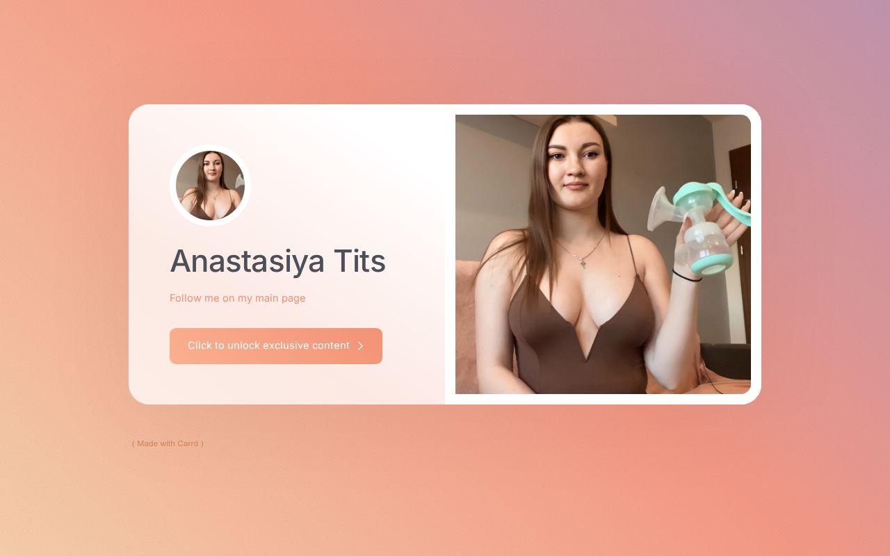 Anastasiya | Private page access
